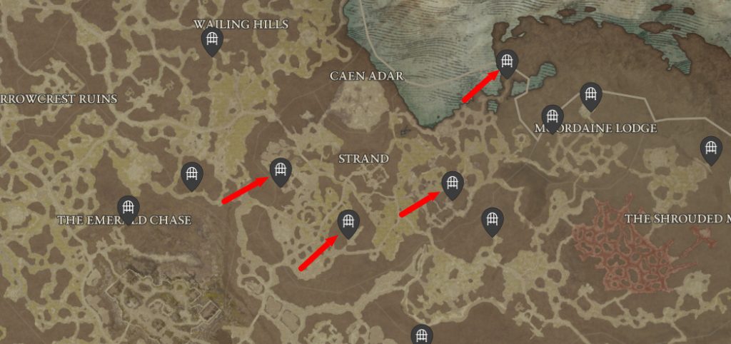 Diablo 4: All 115 Dungeons [Location & Aspects] - eXputer.com