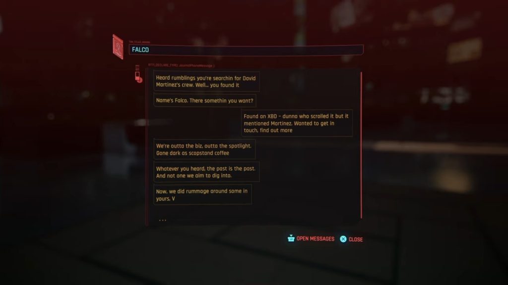 Cyberpunk 2077: Falco's Fate, Quest & Role - eXputer.com