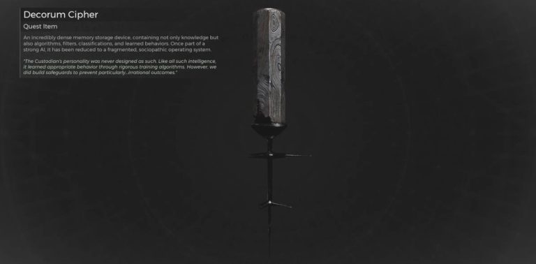 Remnant 2: How To Get Decorum Cipher - eXputer.com