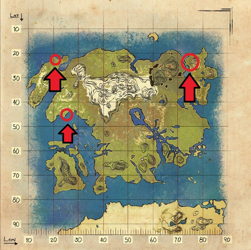 Ark Lost Island Resource Map [All Locations] - eXputer.com