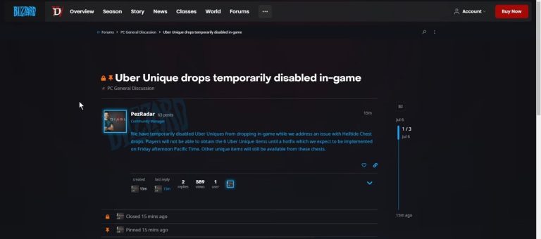 Diablo 4: Why Are Uber Uniques Disabled [Explained] - eXputer.com