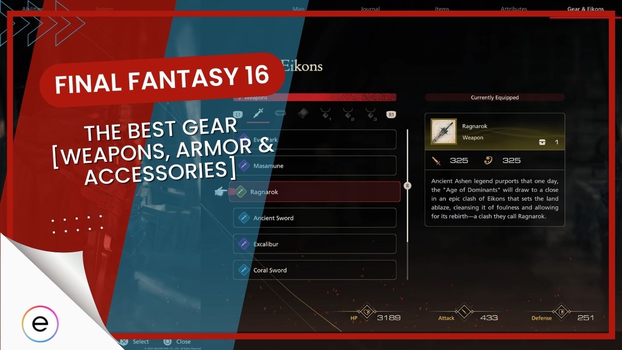Final Fantasy 16: Best Gear [Weapons, Armor & Accessories] - eXputer.com