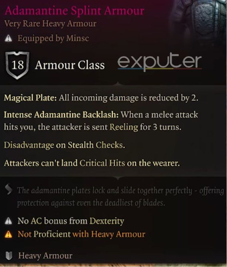 BG3: 8 BEST Heavy Armor [Expert's Opinion] - eXputer.com