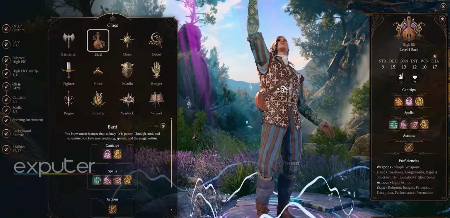 BG3: The BEST Bard Build [Feats, Spells & Progression] - eXputer.com