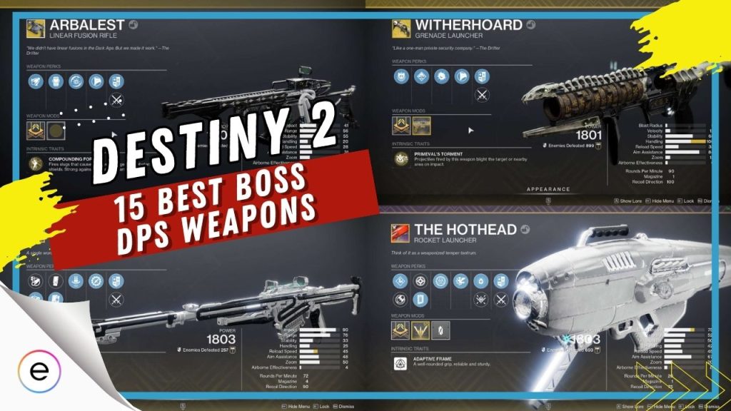 Destiny 2 Exotic Weapons Tier List [Tested, Ranked, & Compared ...