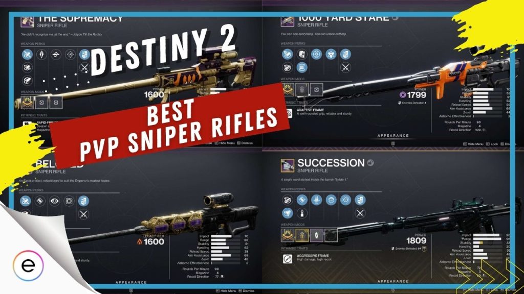 Destiny 2: PVE Weapons Tier List [Ranked & Compared] - eXputer.com