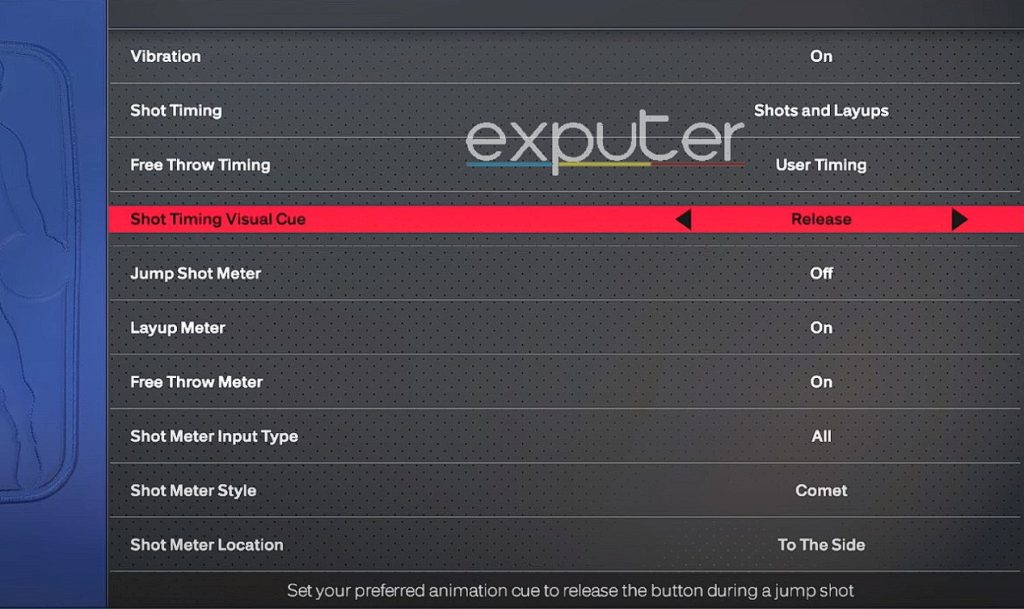 NBA 2K24: Shot Timing Visual Cue [All Options Explained] - eXputer.com