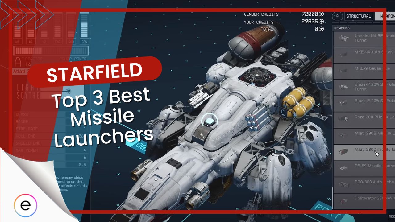 Starfield: 3 BEST Missile Launchers [Quick Comparison] - eXputer.com