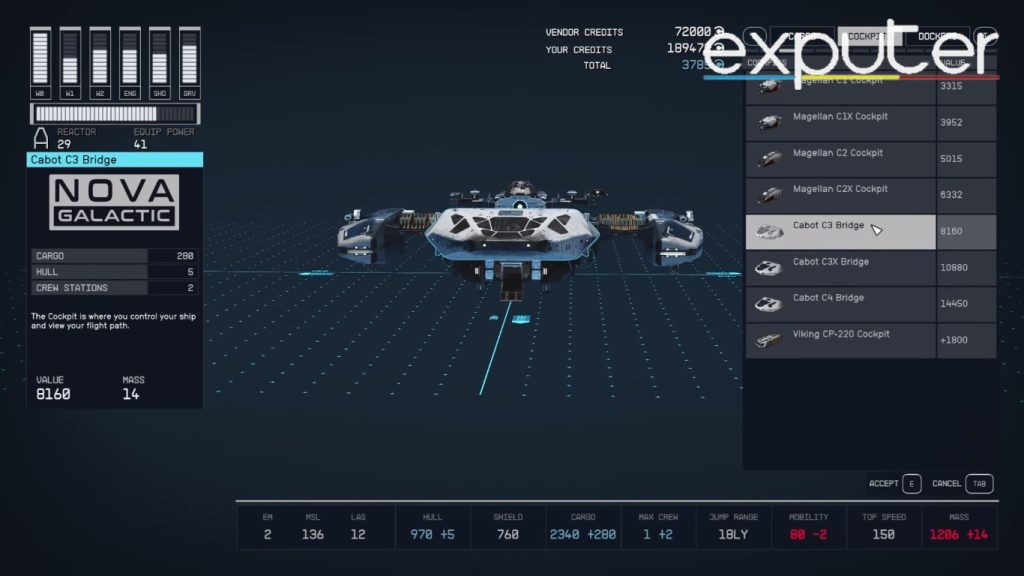Starfield: Star Eagle Starship [How To Get, Stats, & Upgrades ...
