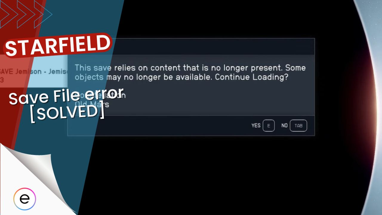 Starfield: This Save Relies On Content That is No Longer Available ...