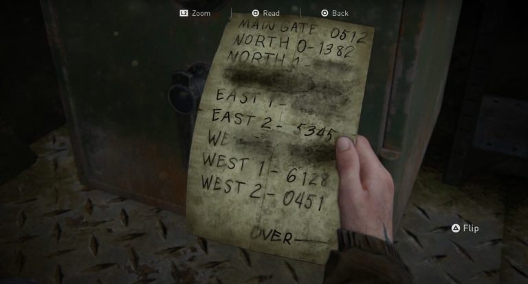 The Last of Us 2: All Safe Codes & Locations - eXputer.com