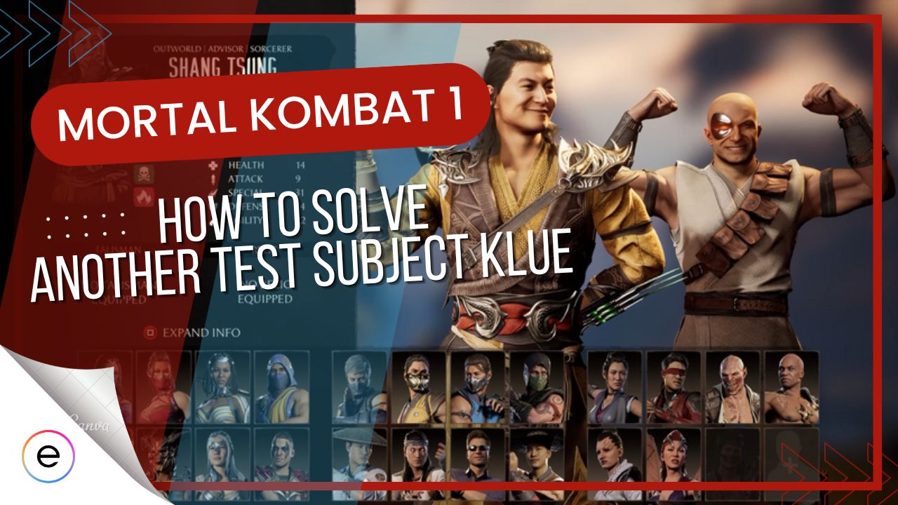 MK1: How To Solve Another Test Subject Klue [Solution & Reward ...