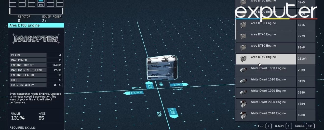 Starfield: 8 BEST Engines [All Compared] - eXputer.com