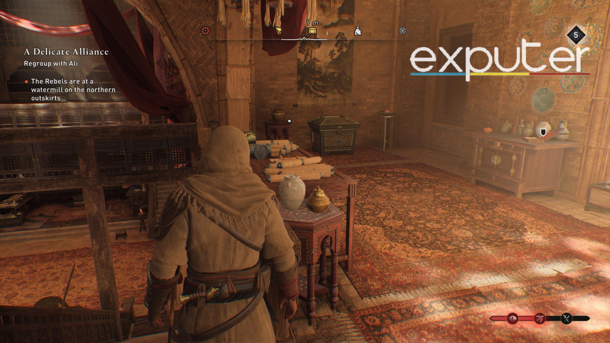 AC Mirage: How To Get The Bazaar Gear Chest - eXputer.com
