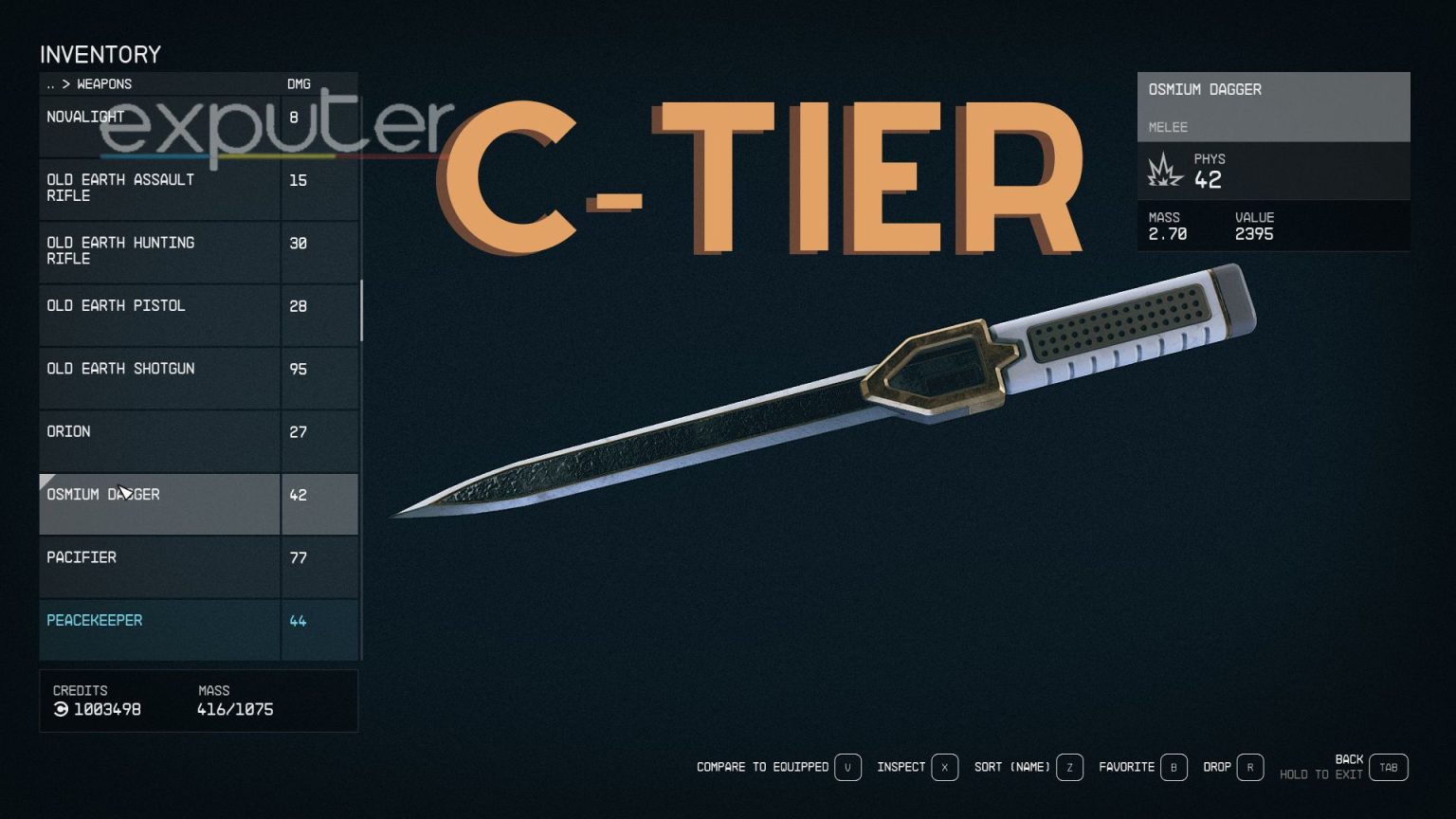 Starfield Weapons Tier List [All Guns Ranked & Compared]