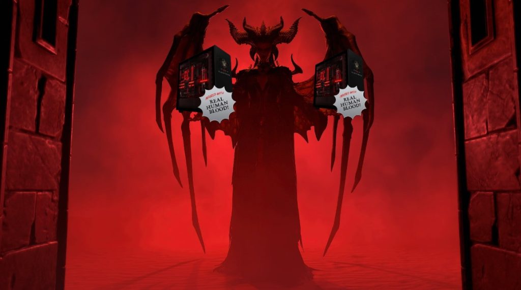 Blizzard Is Raffling A "Human Blood-Infused" Diablo 4 PC