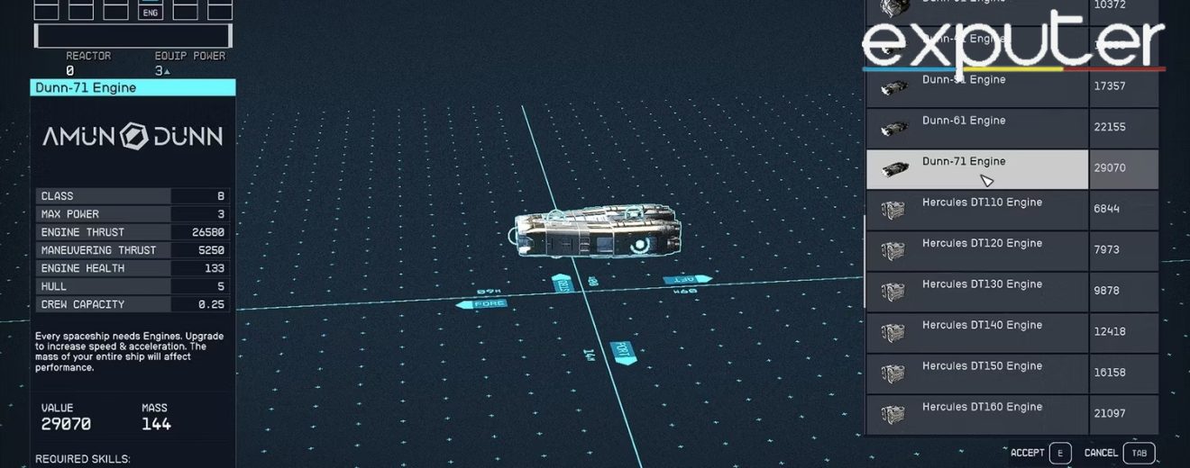 Starfield: 8 BEST Engines [All Compared] - eXputer.com