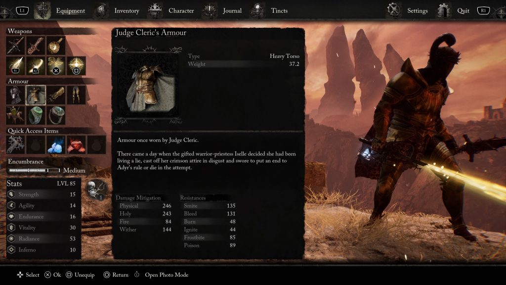 Lords of the Fallen: Best Orion Preacher Build [Spells, Armor, Rings]