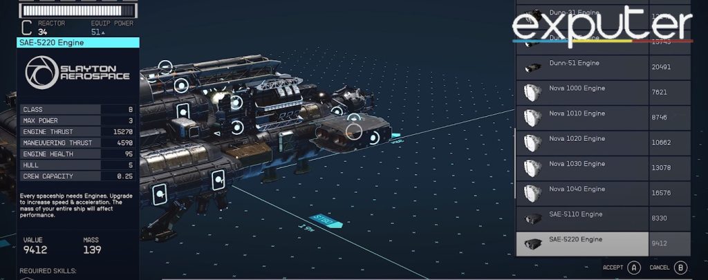 Starfield: 8 BEST Engines [All Compared] - eXputer.com