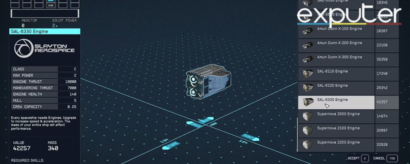 Starfield: 8 BEST Engines [All Compared] - eXputer.com