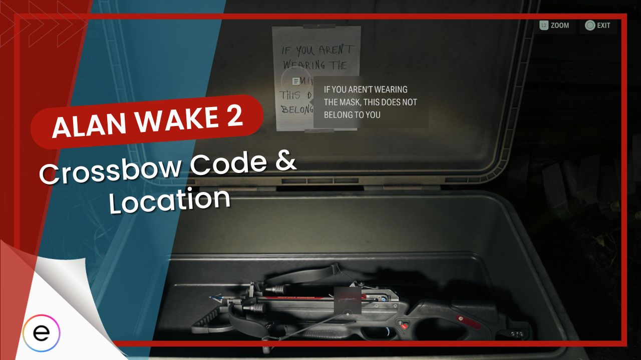 Alan Wake 2 Crossbow [Location, Code, Upgrades] - eXputer.com