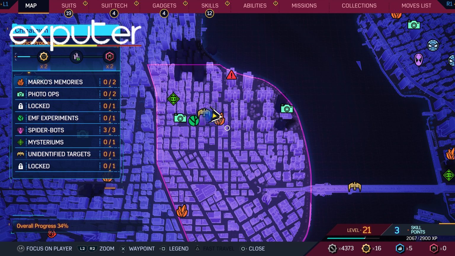 Spider-Man 2: All 14 Marko's Memory Crystal Locations - eXputer.com