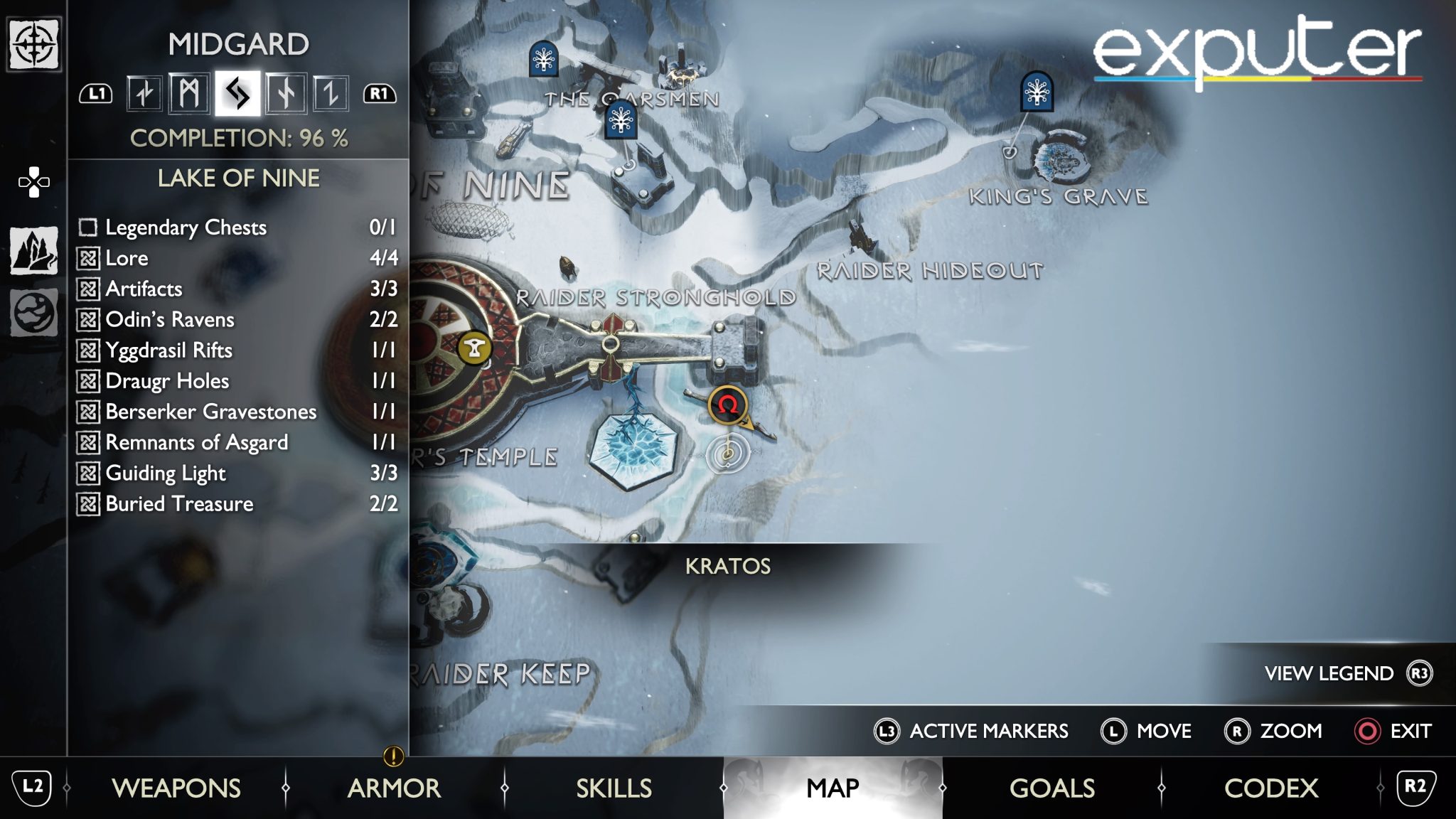 GOW Ragnarok: All Lake Of Nine Collectibles [100% Completion]