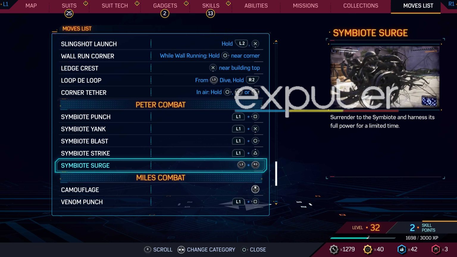 Spider-Man 2 Black Symbiote Suit [How To Get & Abilities] - eXputer.com