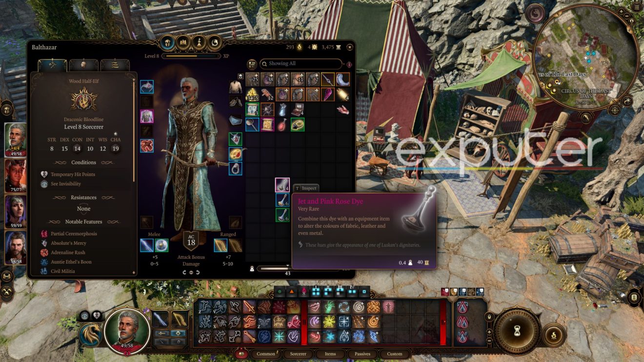 BG3: Dyes [All Rarities & How To Find] - eXputer.com