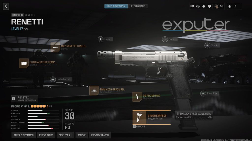 MW3: Best Renetti Loadout [Class Setup & Attachments] - eXputer.com