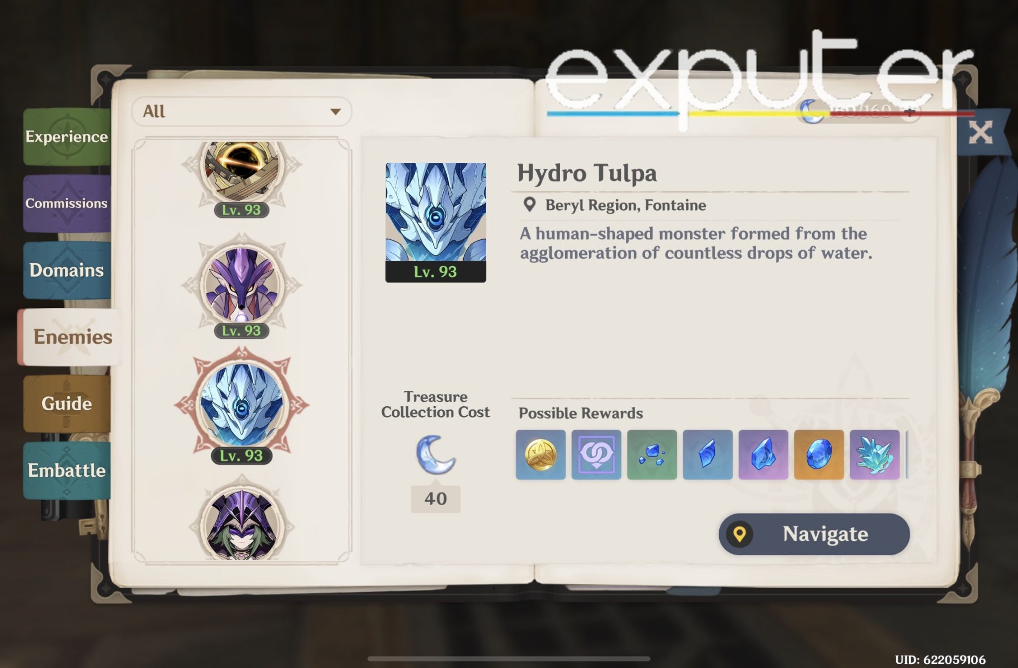 Genshin Impact: Hydro Tulpa Location, Fight And Rewards - eXputer.com