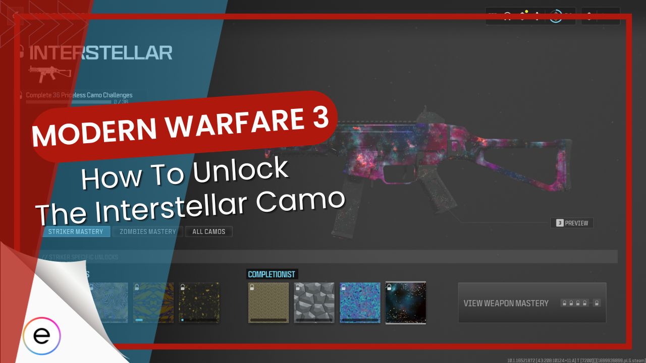 MW3: How To Unlock Interstellar Camo [Step-By-Step] - eXputer.com