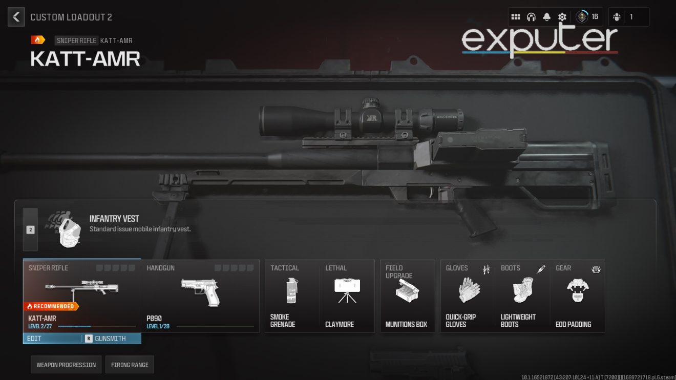 MW3: Best KATT-AMR Loadout & Class Setup - eXputer.com