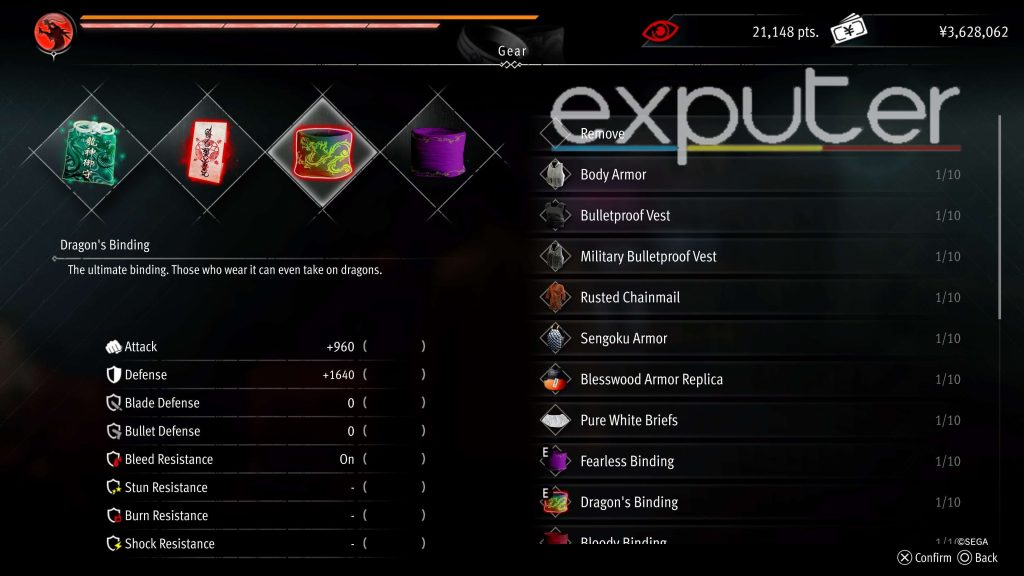 Like a Dragon Gaiden: 10 BEST Armor And Gear [Hands-On] - eXputer.com