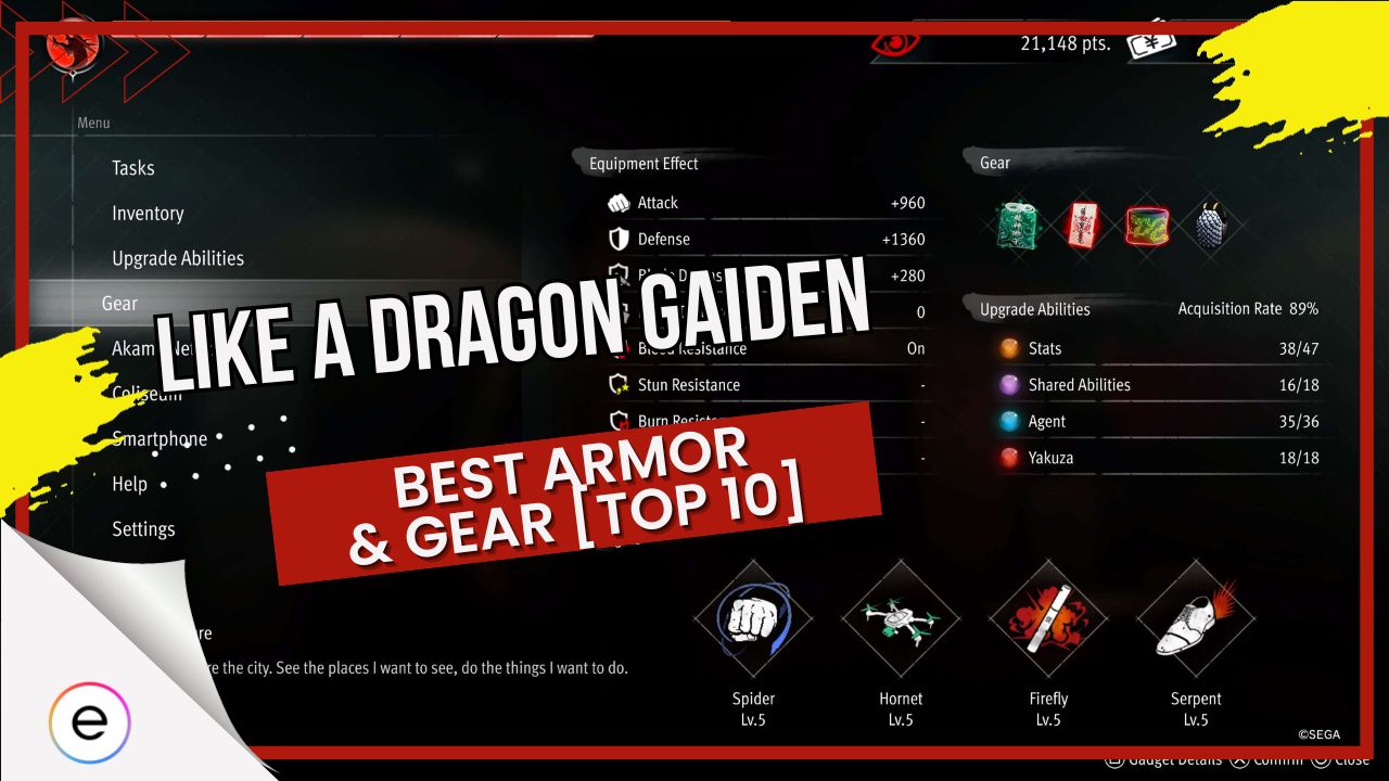 Like a Dragon Gaiden: 10 BEST Armor And Gear [Hands-On] - eXputer.com