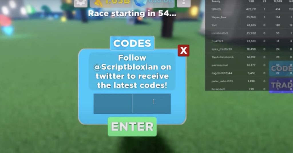 Roblox Legends Of Speed Codes [September 2024] - eXputer.com