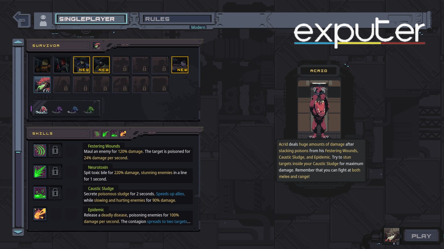 Risk of Rain Returns Acrid: Unlock, Abilities & Best Items - eXputer.com