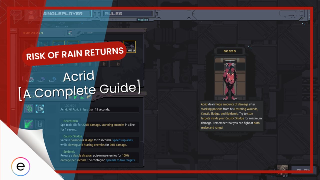 Risk of Rain Returns Acrid: Unlock, Abilities & Best Items - eXputer.com