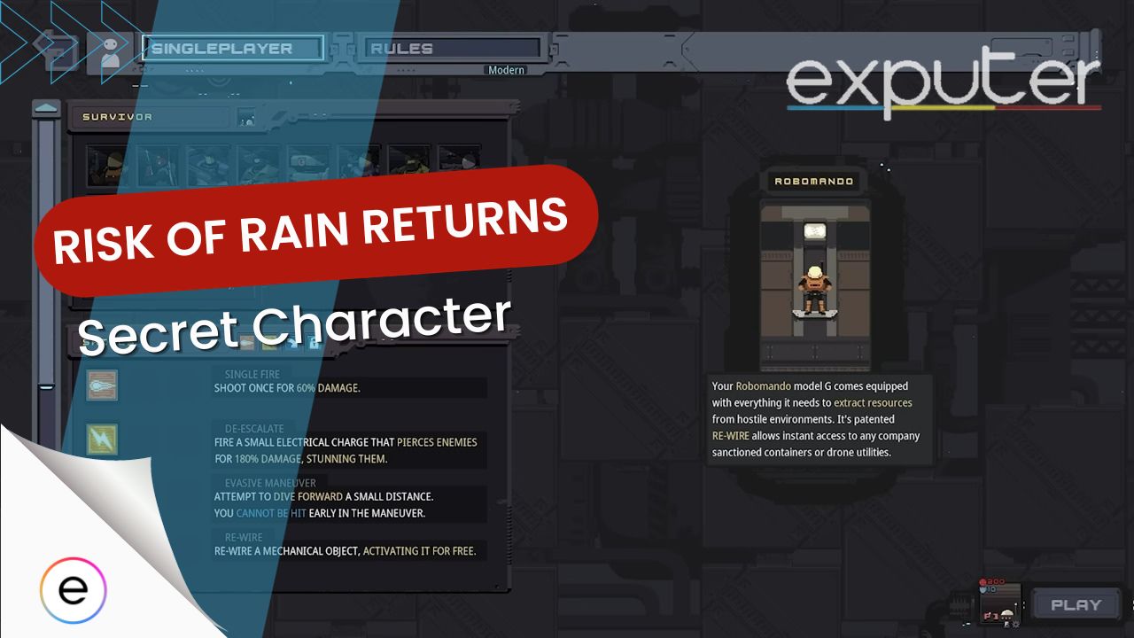 Risk of Rain Returns: Secret Character [Unlock Robomando] - eXputer.com