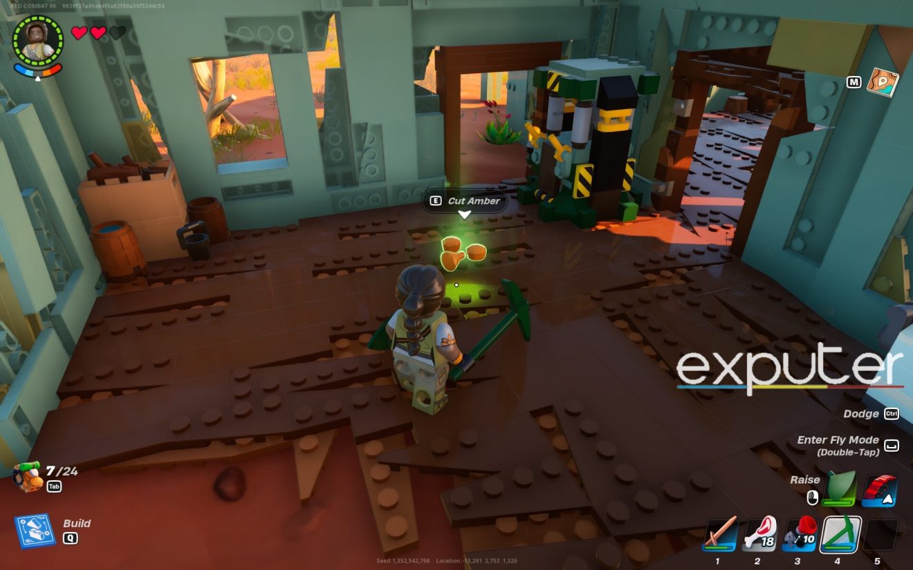 LEGO Fortnite Rough Amber: Location, Mine, Upgrade - eXputer.com