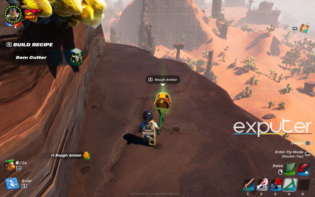 LEGO Fortnite Rough Amber: Location, Mine, Upgrade - eXputer.com