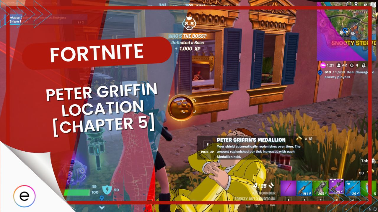 Fortnite Chapter 5: Peter Griffin Boss Fight [Location & Rewards]