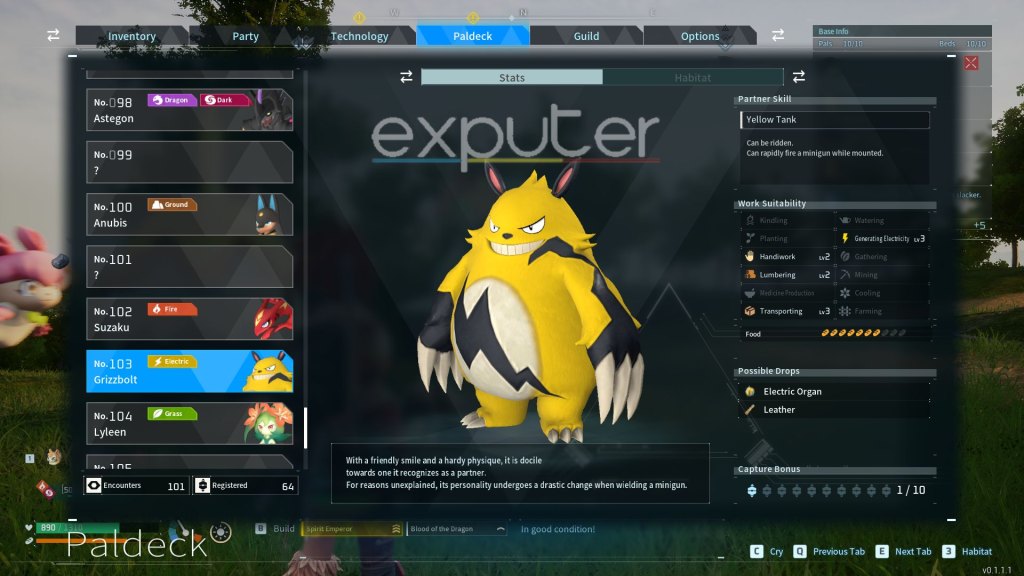 Palworld: How To Capture Grizzbolt [Location & Stats] - eXputer.com
