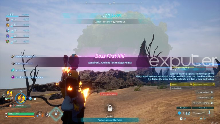 Palworld: Jetragon Location & Boss Fight [Tested On Hand] - eXputer.com