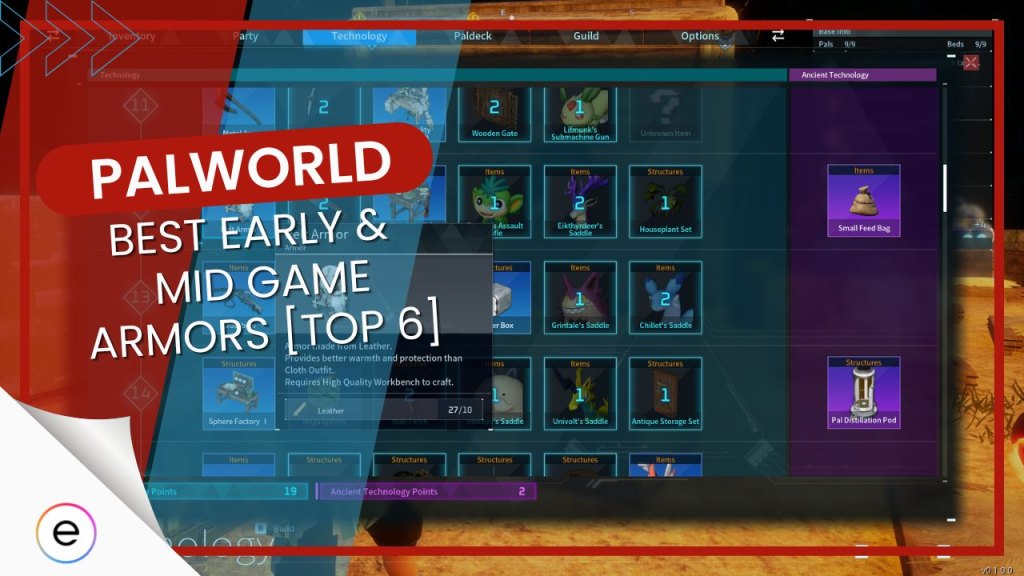 Palworld Best Player Build [Stats, Pals, Skills, & More] - eXputer.com