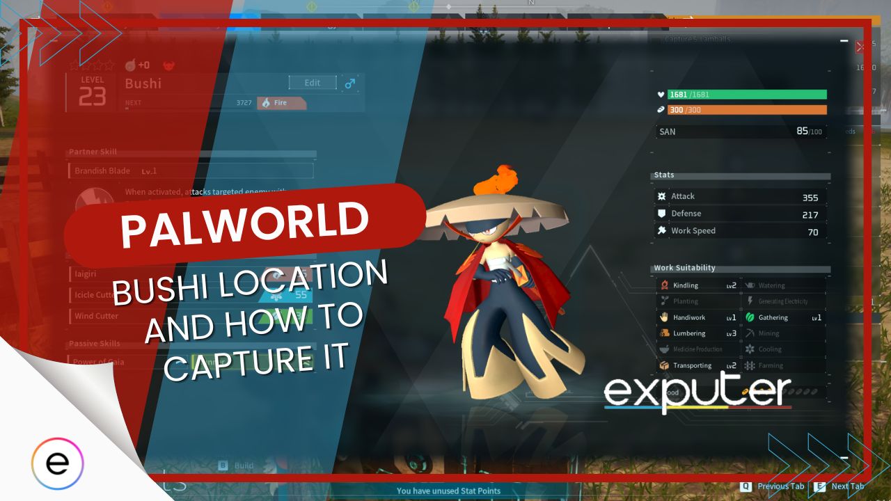 Palworld: Bushi Location And How To Capture It - eXputer.com