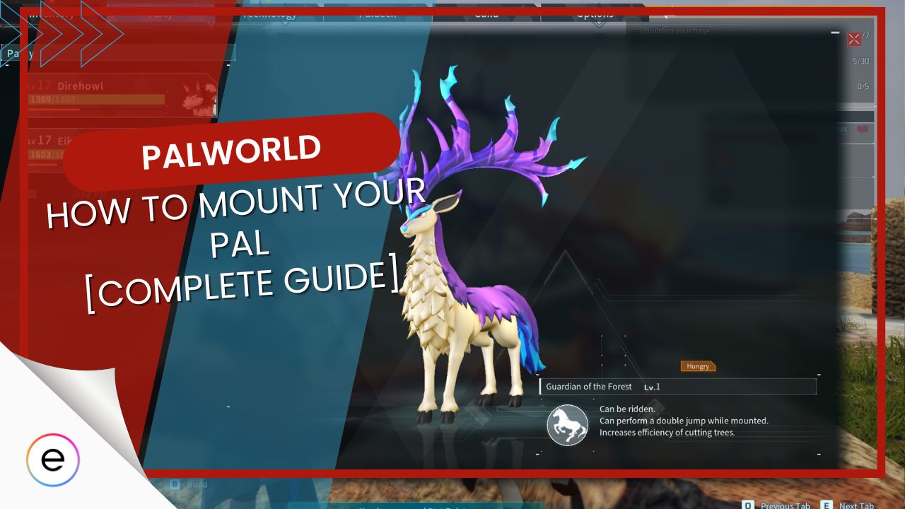 Palworld: How To Mount Your Pal + Crafting Saddles - eXputer.com
