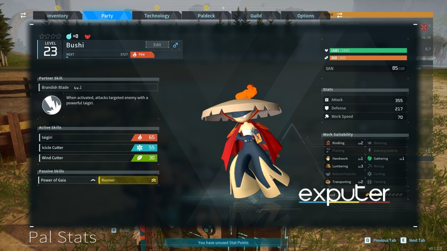 Palworld: Bushi Location And How To Capture It - eXputer.com