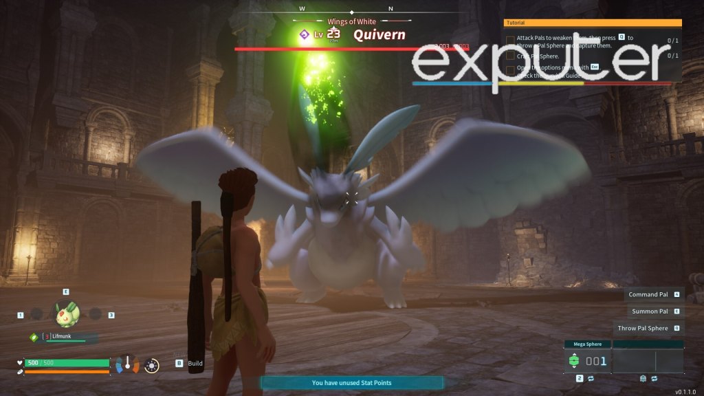 Palworld: How To Mount And Capture A Quivern - eXputer.com