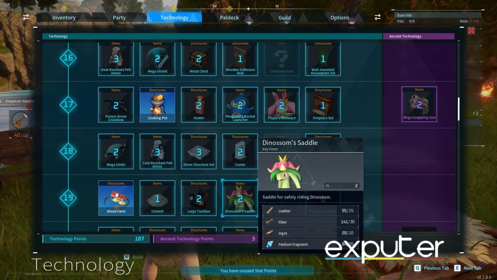 Palworld: How To Mount Your Pal + Crafting Saddles - eXputer.com